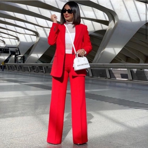 Zara | Pants & Jumpsuits | Zara Red Pants | Poshmark
